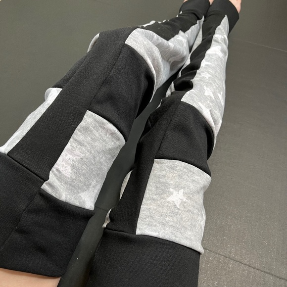 Hand Crafted | Pants & Jumpsuits | Star Fleece Leg Warmers Gray ...